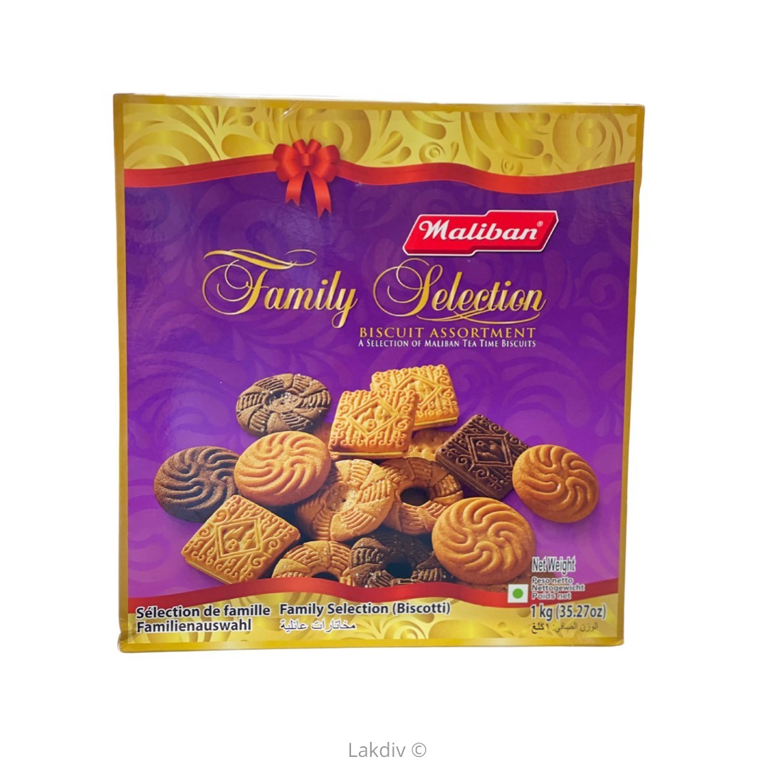 Maliban Family Selection Biscuit Assortment 1kg - Lakdiv
